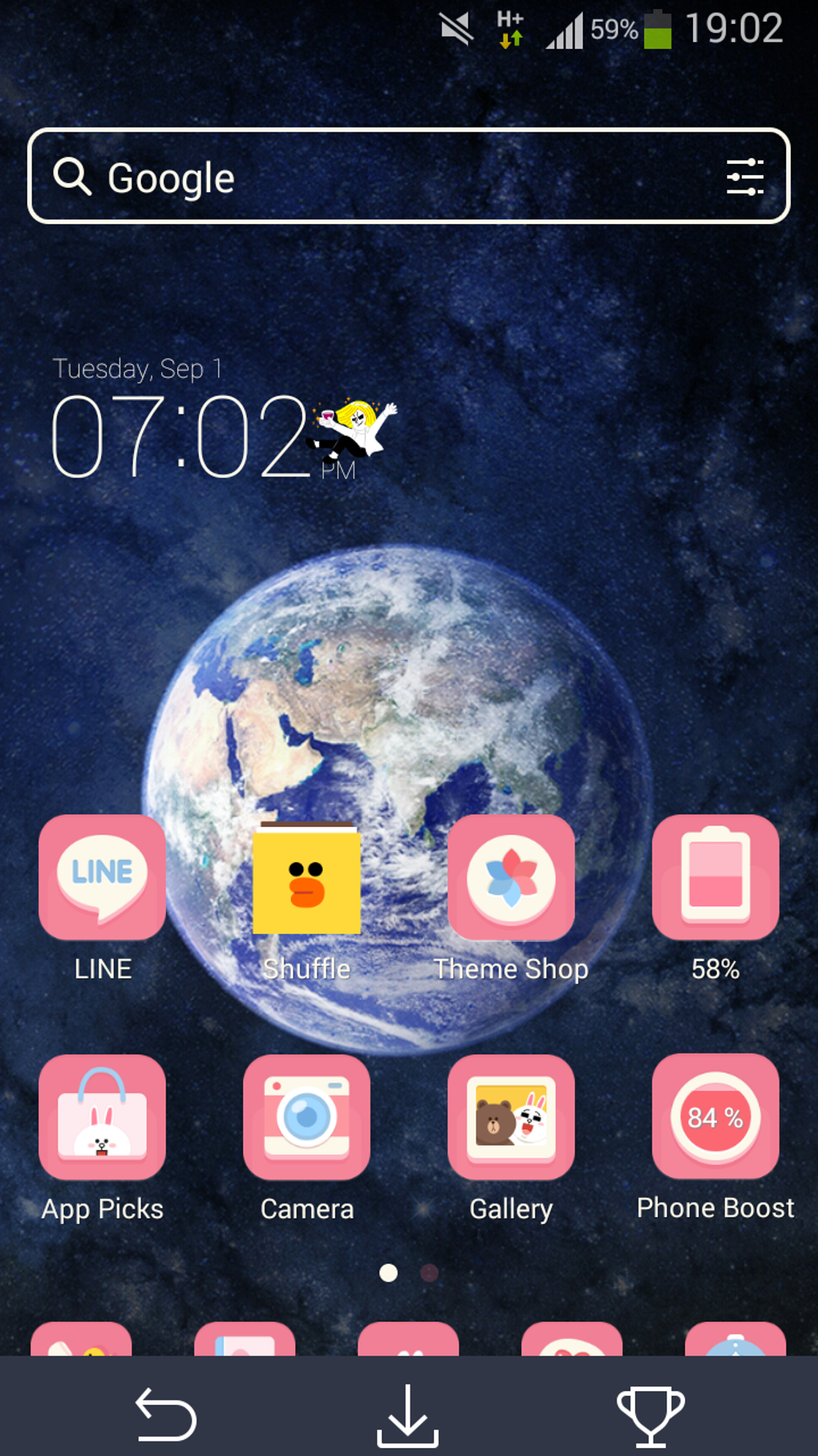 LINE Launcher para Android - Descargar