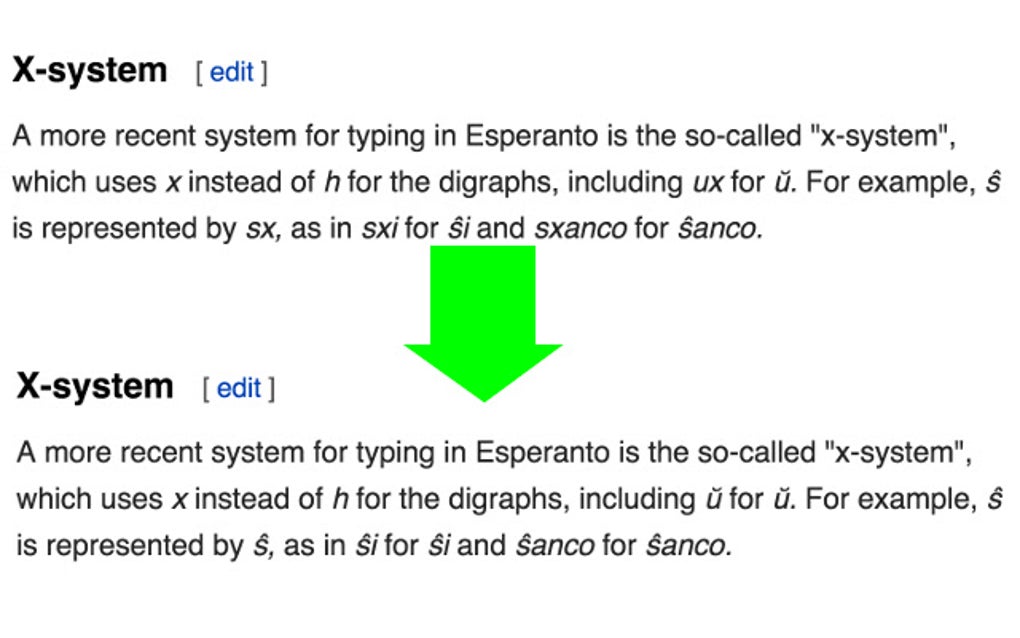 Esperanto x-system to Unicode para Google Chrome - Extensão Download Esperanto x-system to Unicode para Google Chrome - Extensão Download