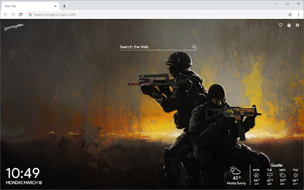Counter-Strike HD Wallpapers for Google Chrome - Extension Download