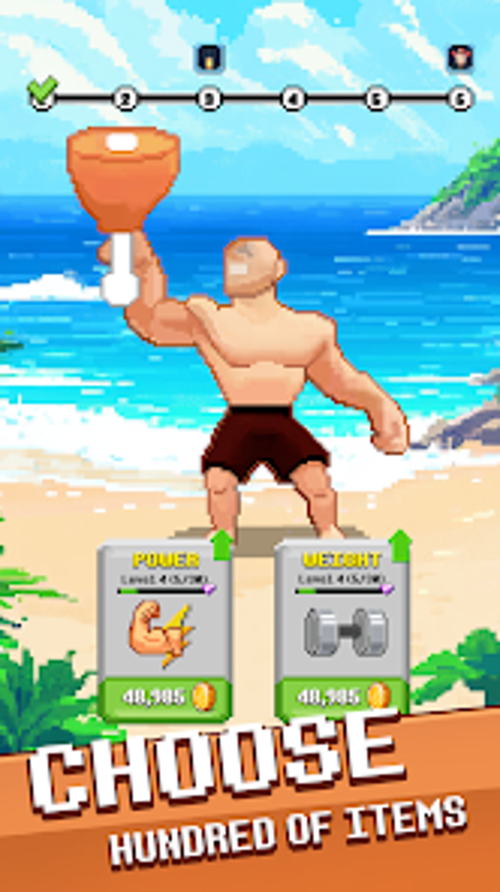 Android için My Gym Pixel: Lifting Sim - İndir