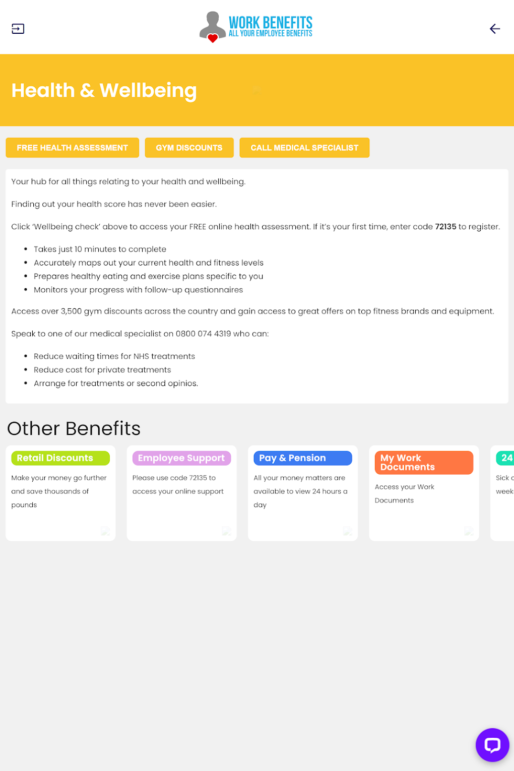 Work Benefits for Android - Download