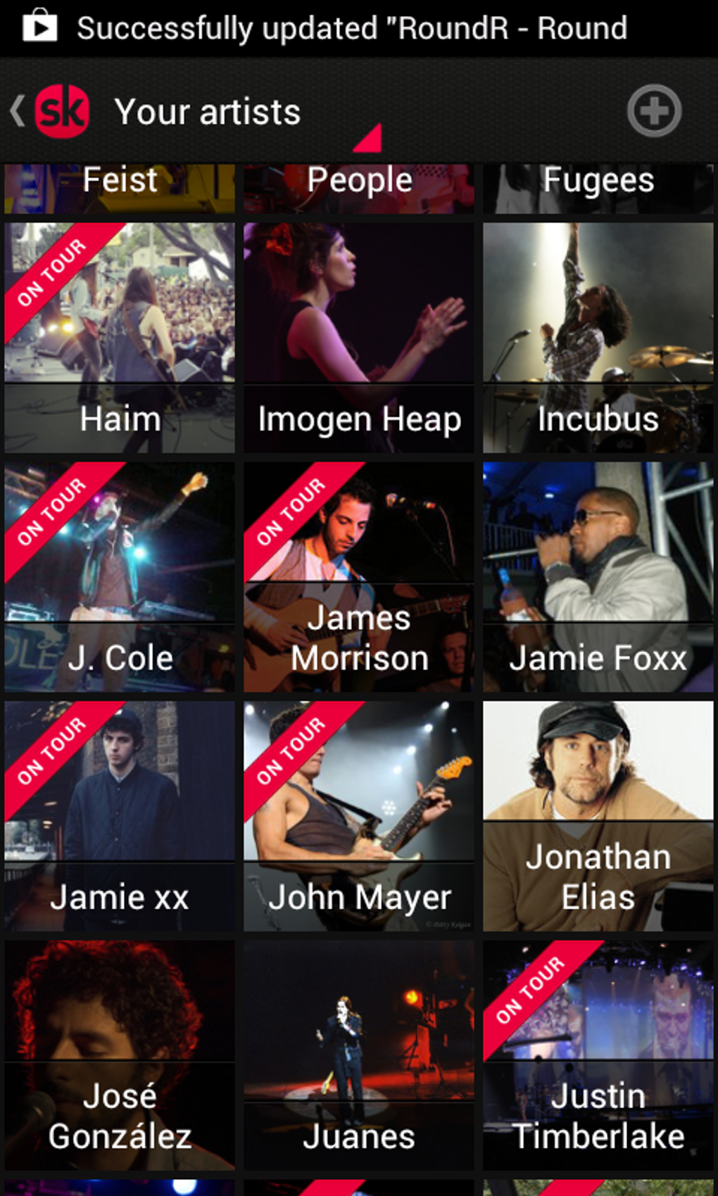 Songkick Concerts для Android — Скачать