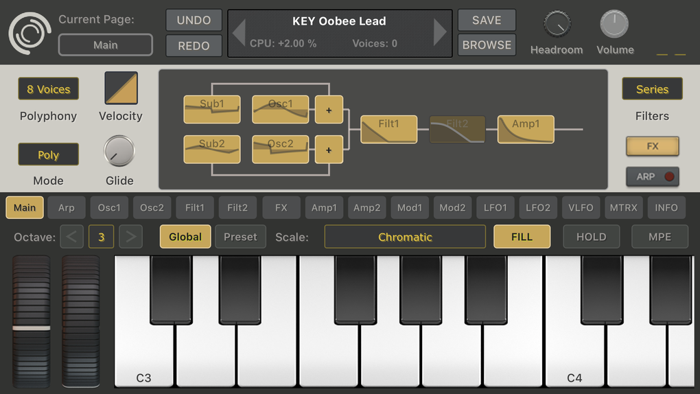 SynthMaster One para iPhone - Descargar