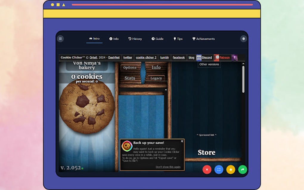 Cookie Clicker Unblocked Game für Google Chrome - Erweiterung Download