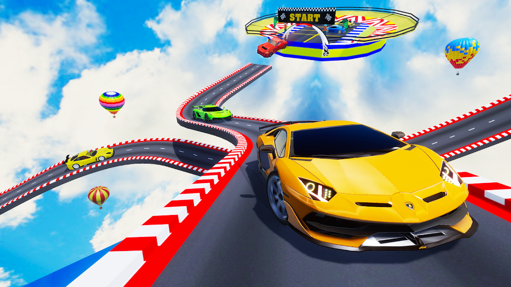 Android için Mega Ramp Car Jumping Car Game - İndir