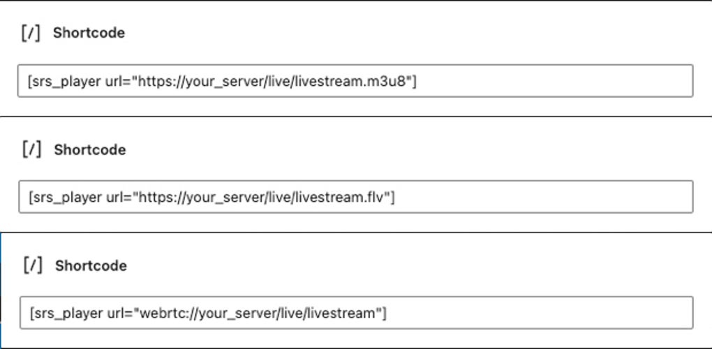 Live Streaming Video Player 8211 by SRS Player para WordPress - Descargar