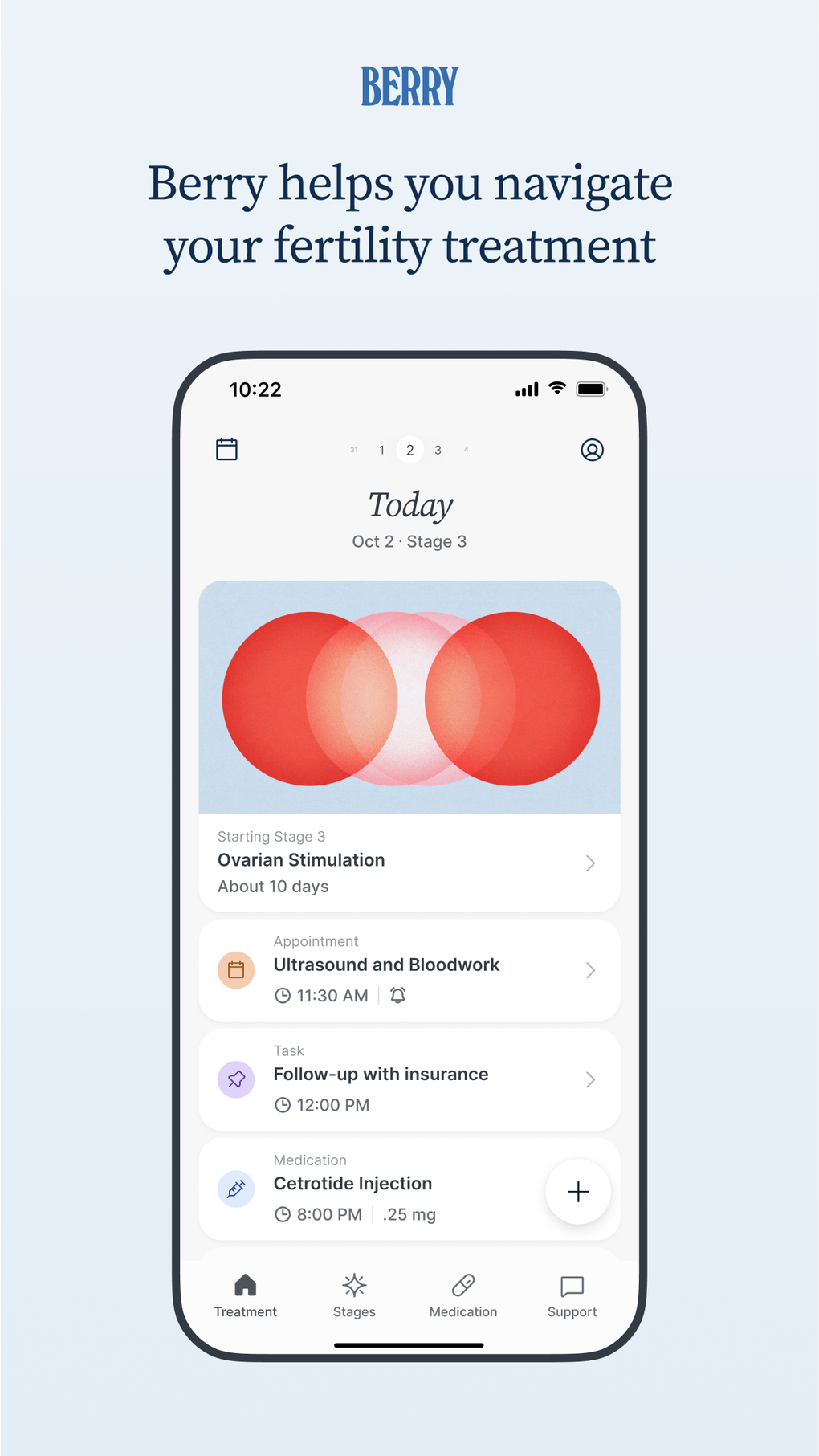 Berry Fertility Tracker for iPhone - Download