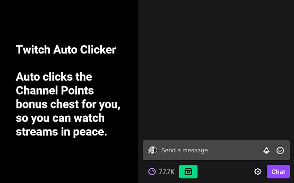 Twitch Channel Points Auto Clicker for Google Chrome - Extension Download