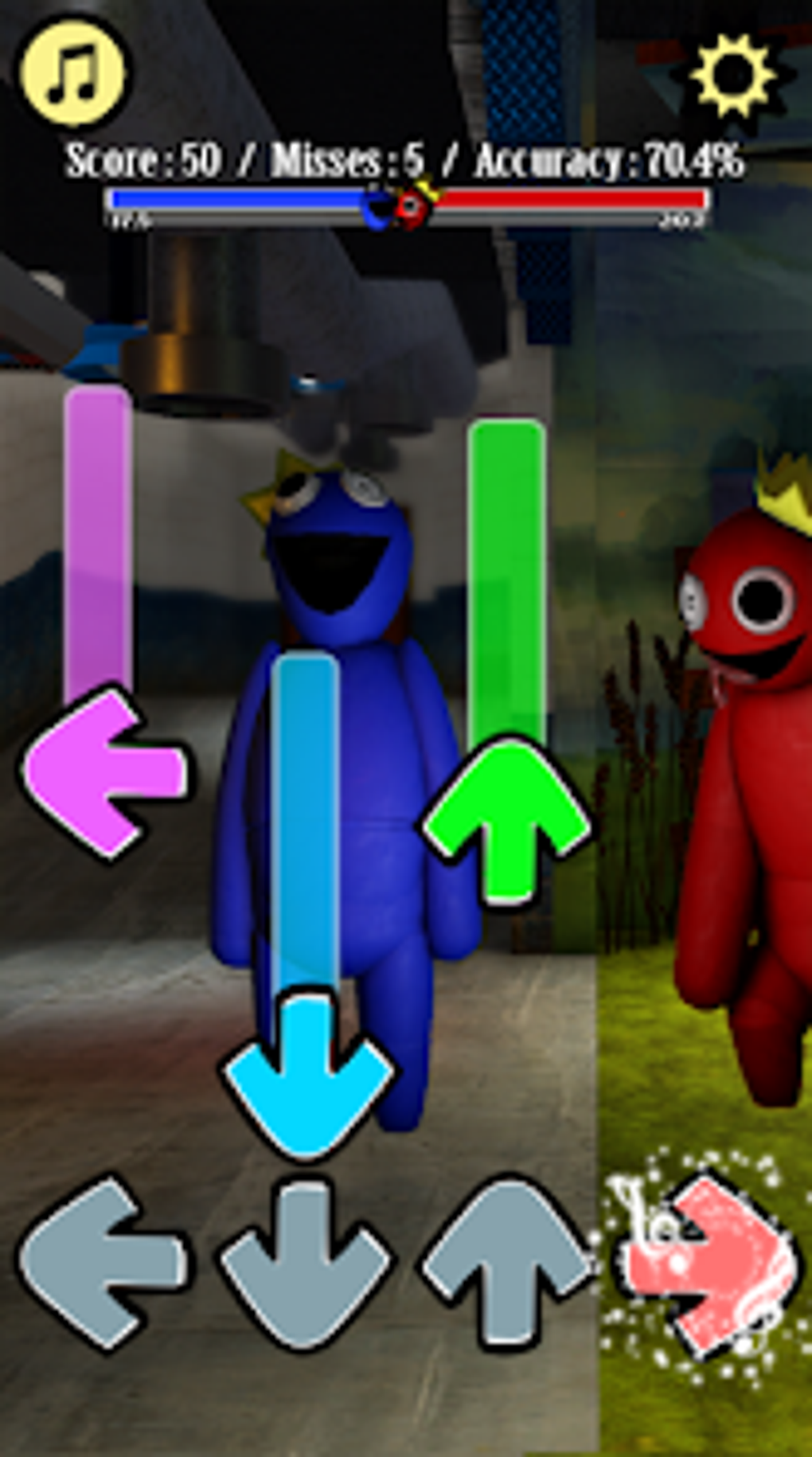 Red Vs Blue Rainbow Friends Voor Android Download