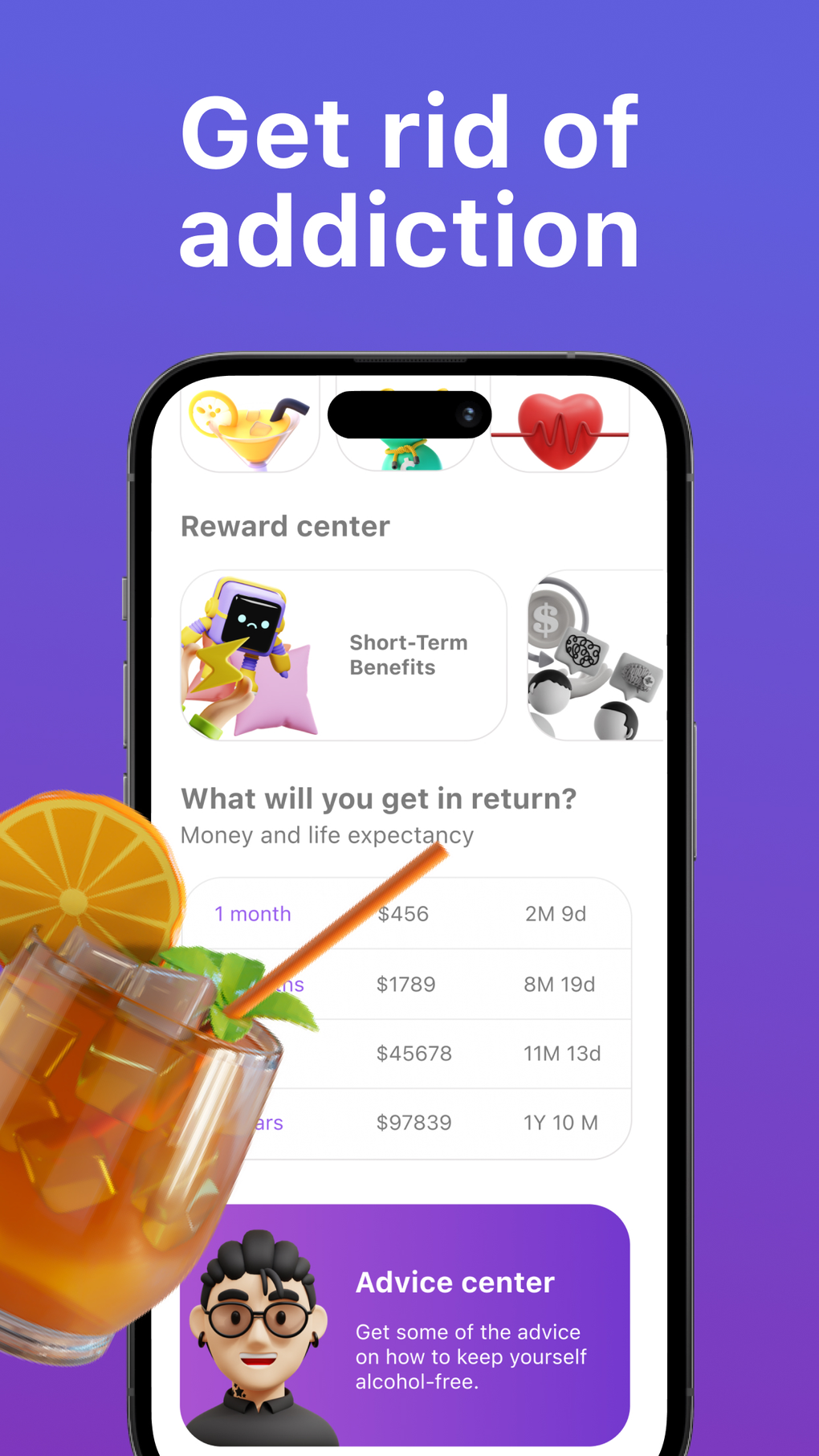 Sober Time: Sobriety Counter für iPhone - Download