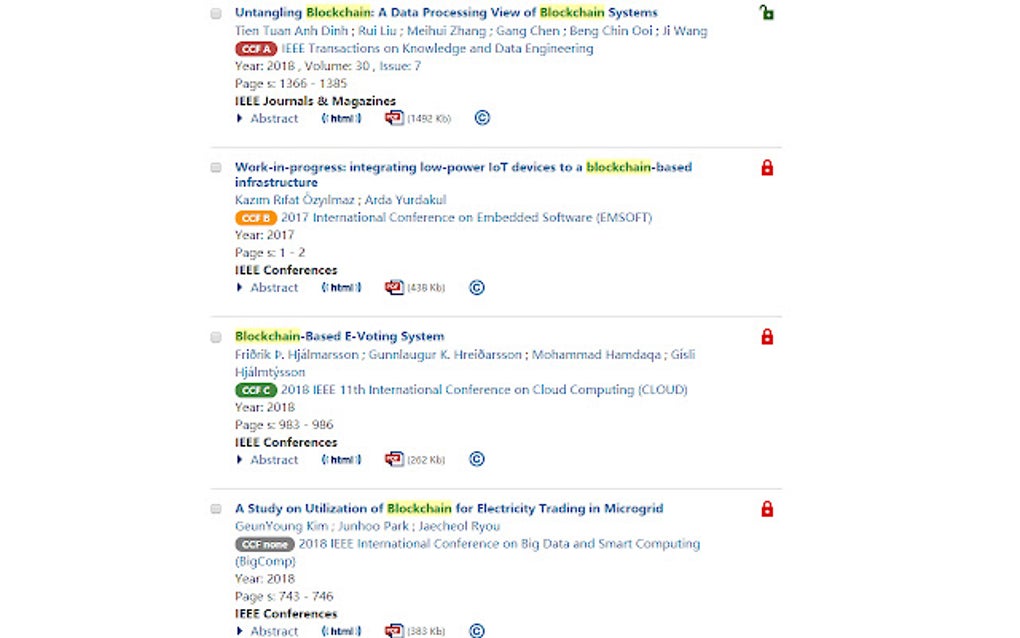 Show Conference/Journal Ranking for Google Chrome - Extension Download
