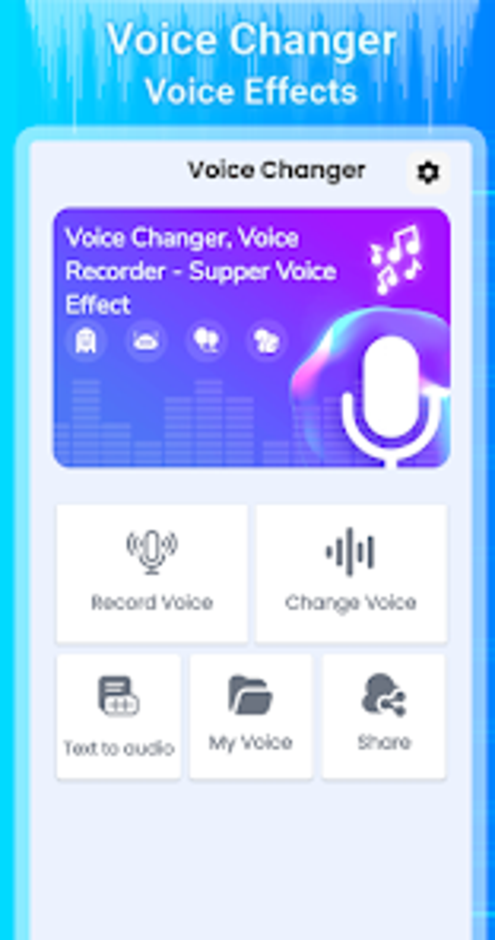 Voice Changer Voice Effects para Android - Descargar