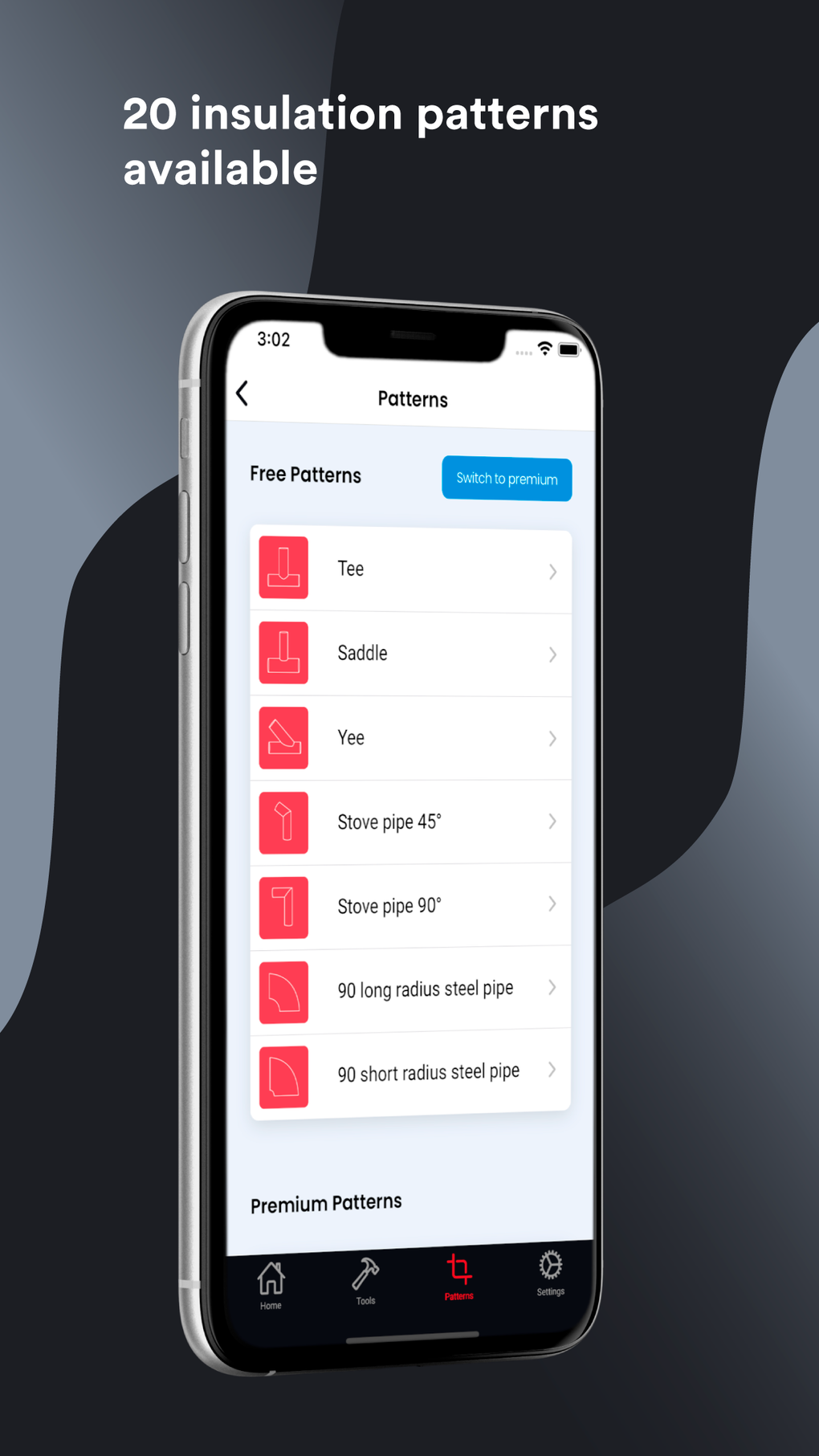 Flat Metal Patterns para iPhone - Descargar