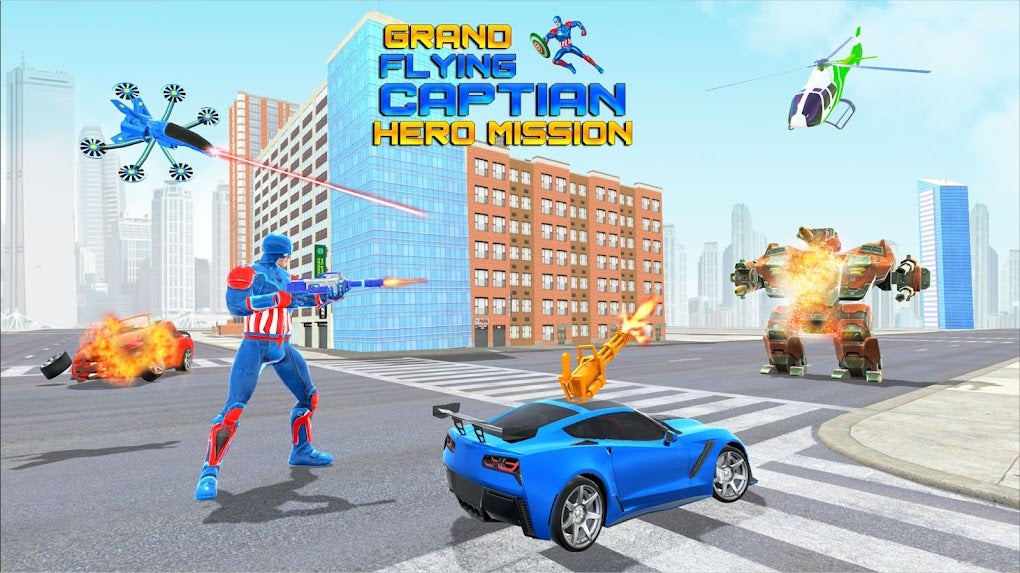 Grand Captain Superhero Rescue for Android - Download
