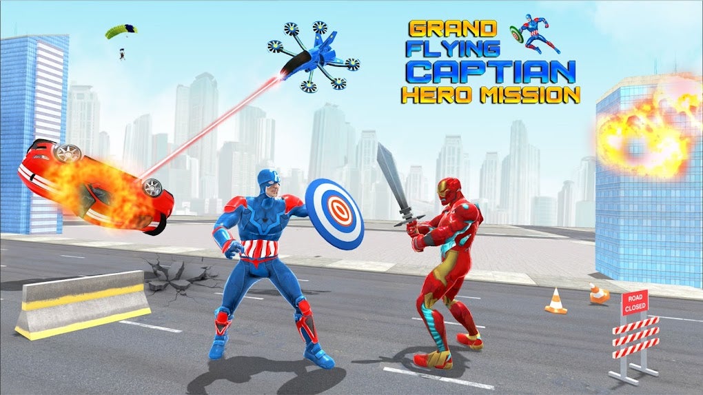 Grand Captain Superhero Rescue for Android - Download