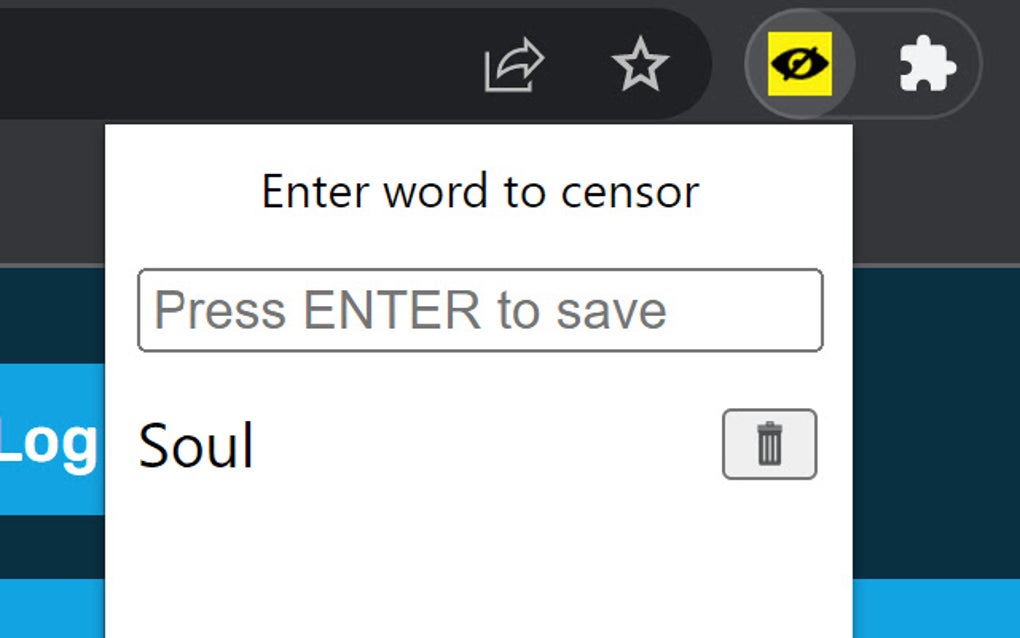 Censor Words for Google Chrome - Extension Download