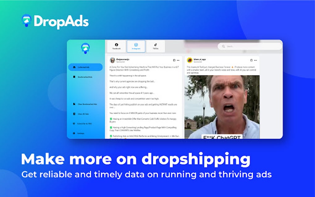 DropAds - Facebook Ad Finder & AdSpy Tool pour Google Chrome ...