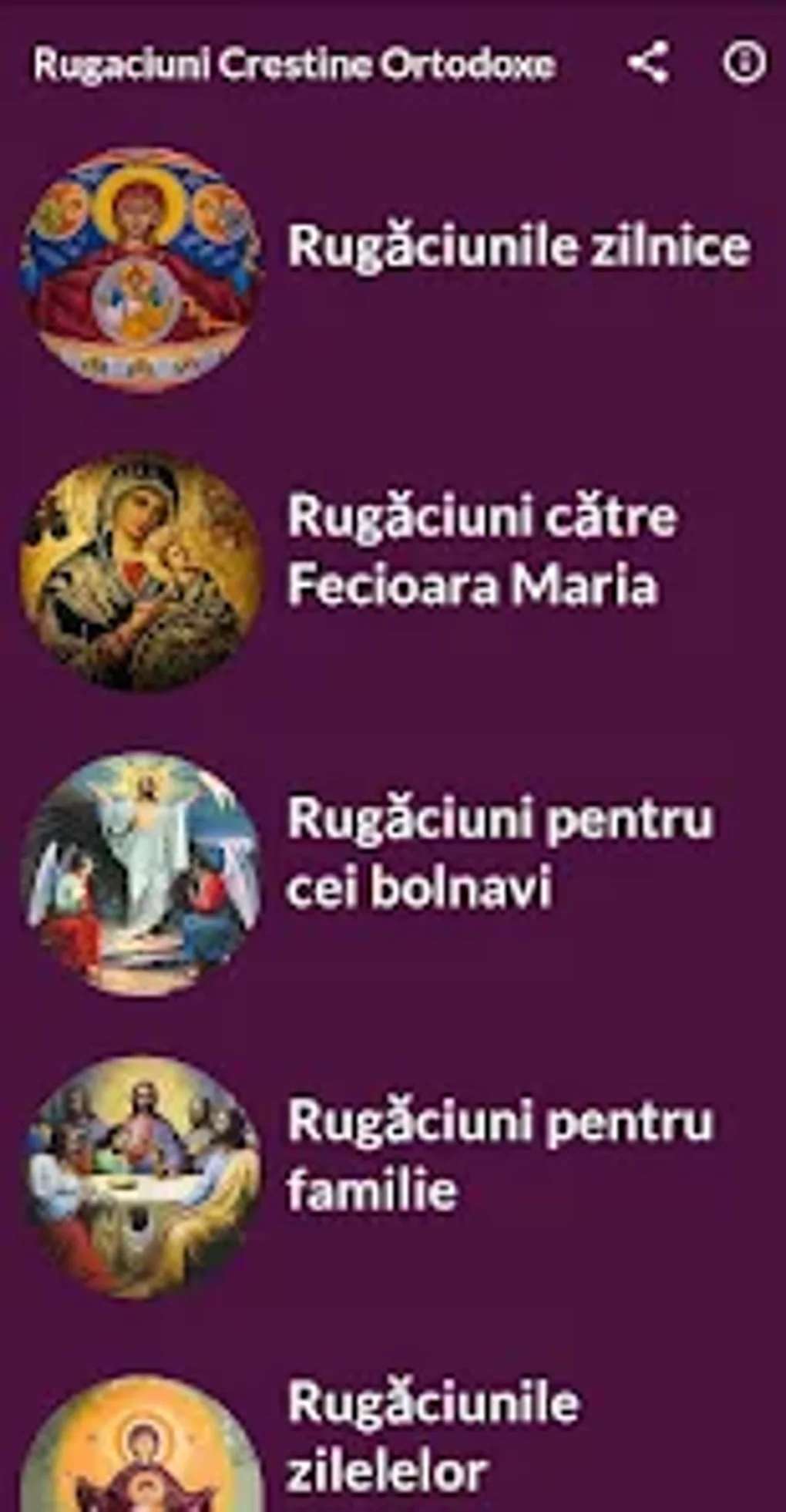 Rugaciuni Crestine Ortodoxe für Android - Download