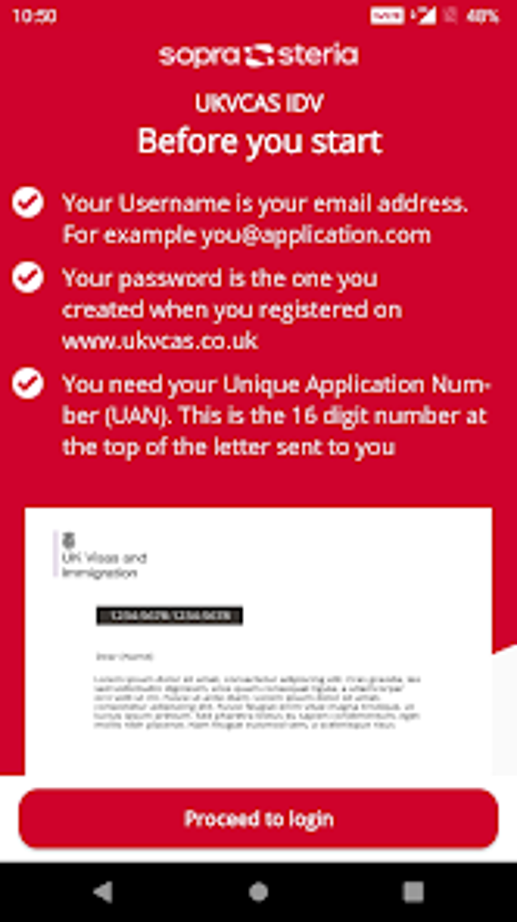 UKVCAS IDV for Android - Download