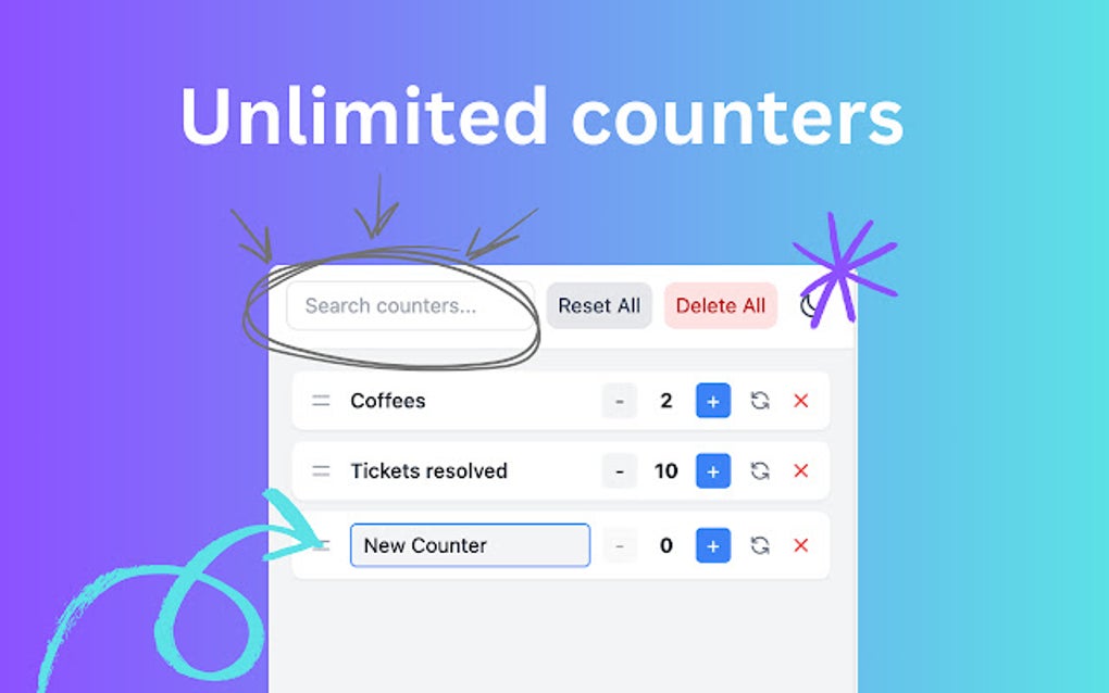 Tally counter Google Chrome 용 - 확장 프로그램 다운로드