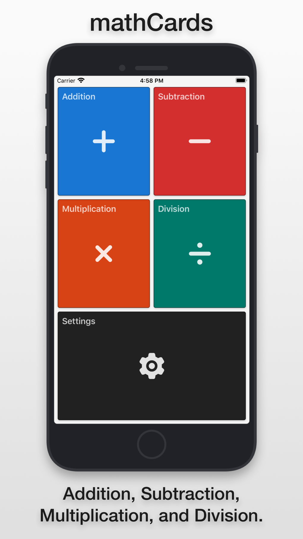 mathCards x - for iPhone - 無料・ダウンロード