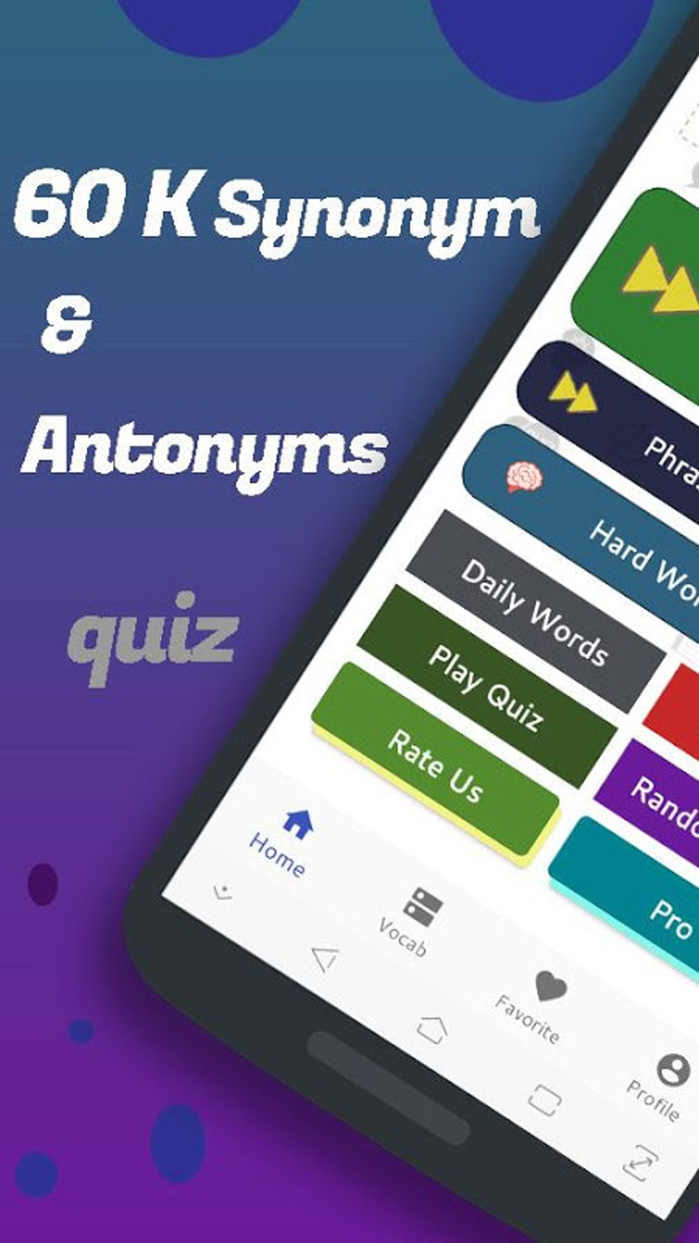 Synonym Antonym Learner : Vocabulary Builder APK для Android — Скачать