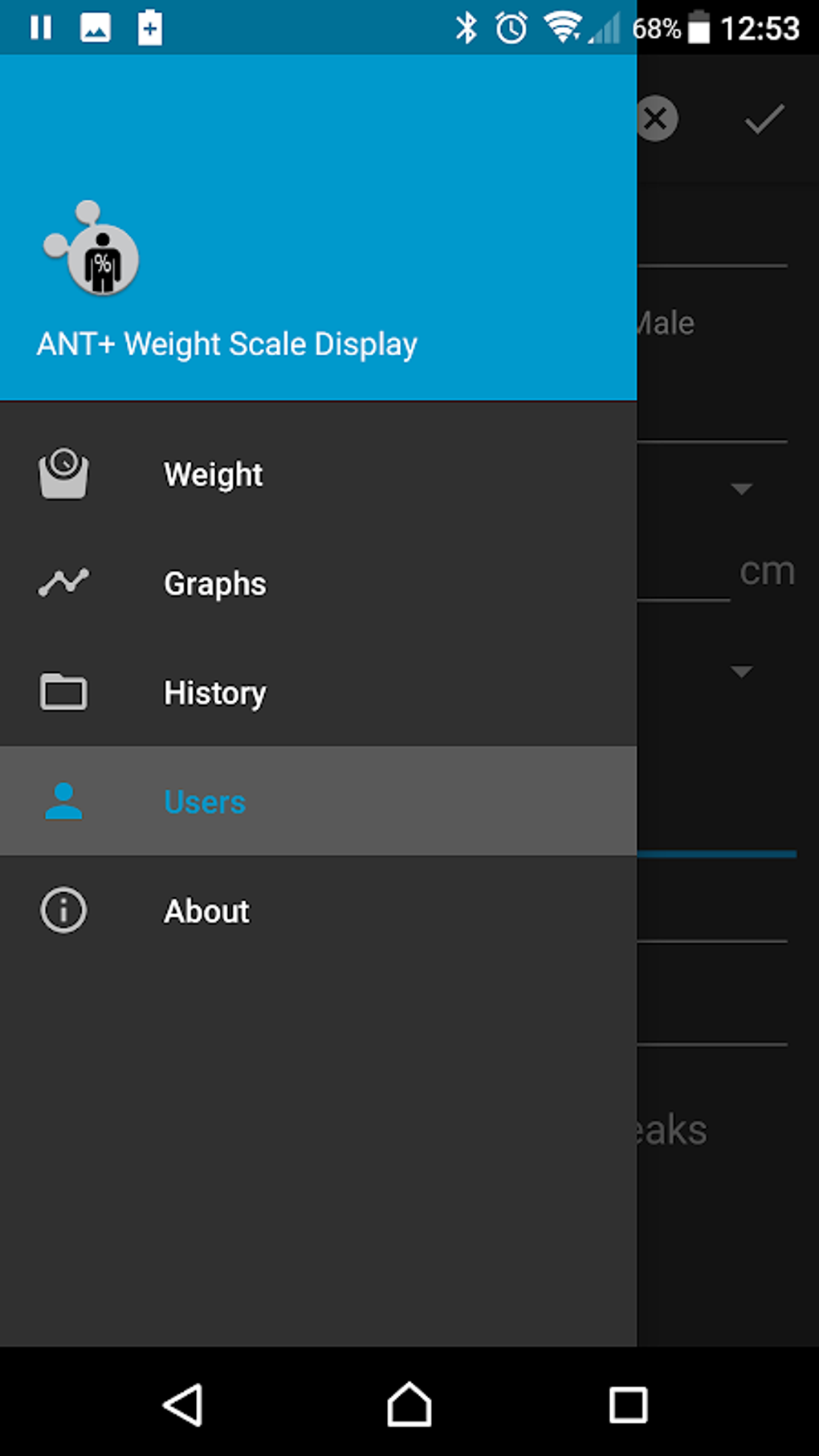 ANT+ Weight Scale Display para Android - Descargar