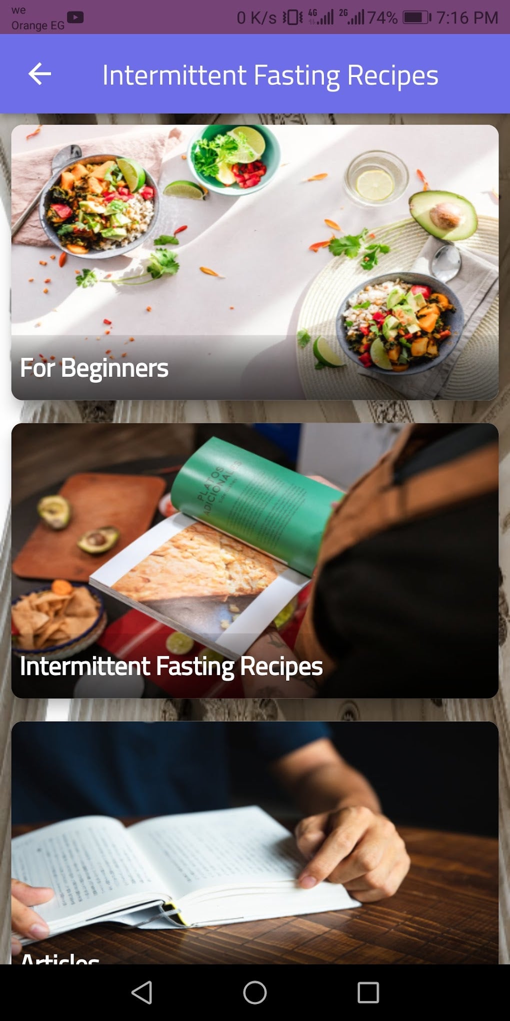 Intermittent Fasting Recipes for Android - Download