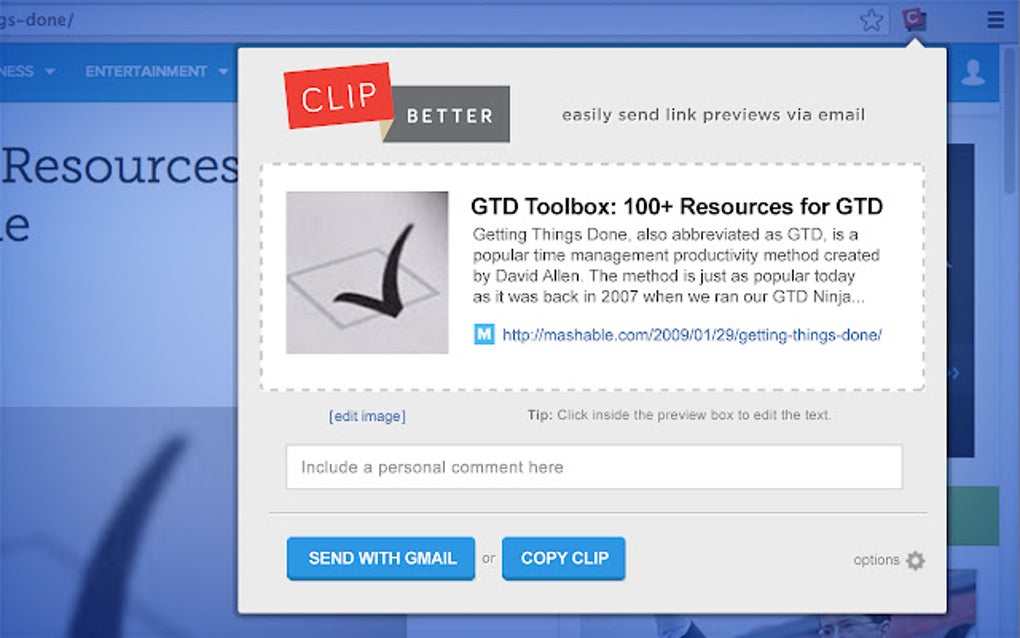 Clip Better for Google Chrome - Extension Download
