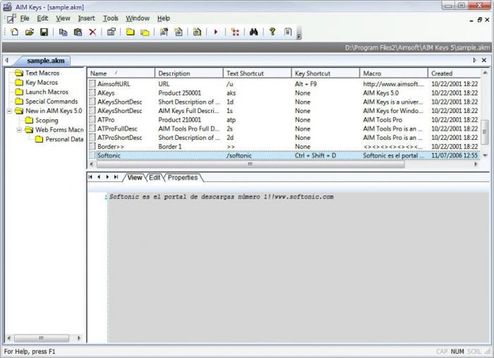 AIM Keys - Descargar