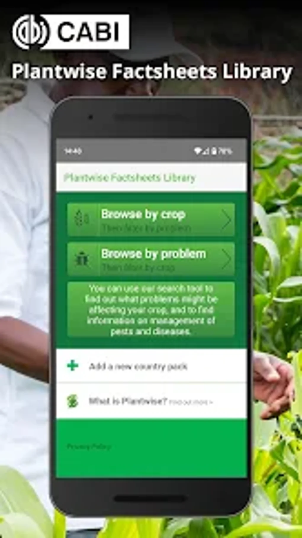 Plantwise Factsheets Library for Android - Download