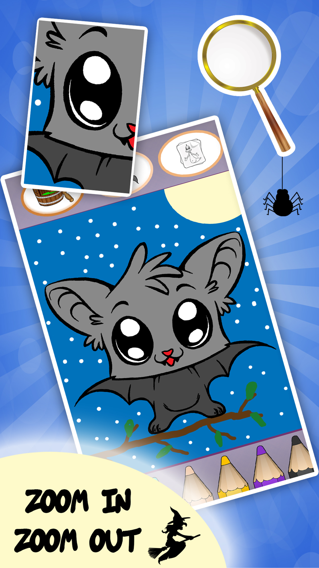 Coloring book : Draw Halloween for iPhone - Download