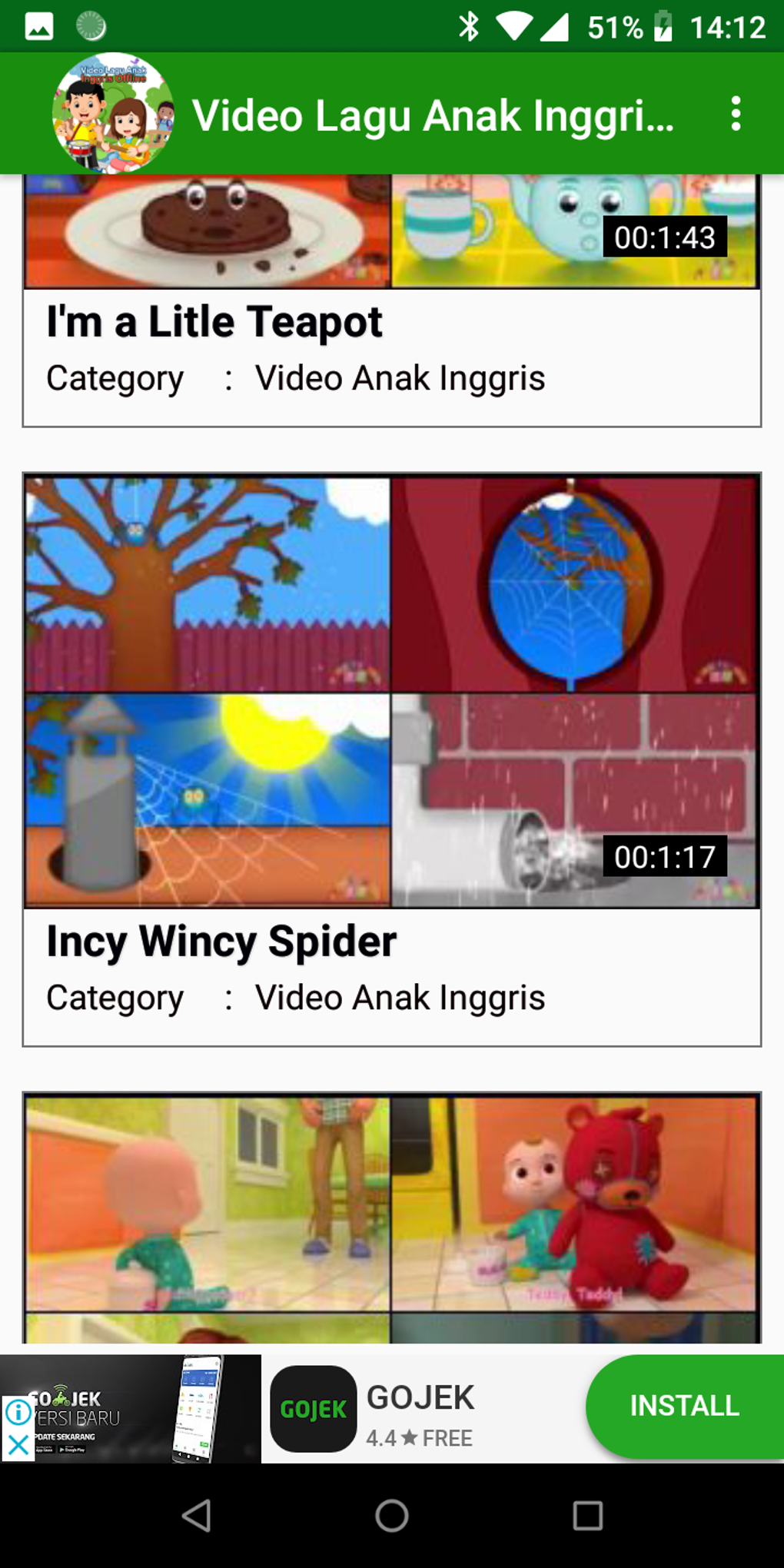 Offine Kids Song Video for Android - Download