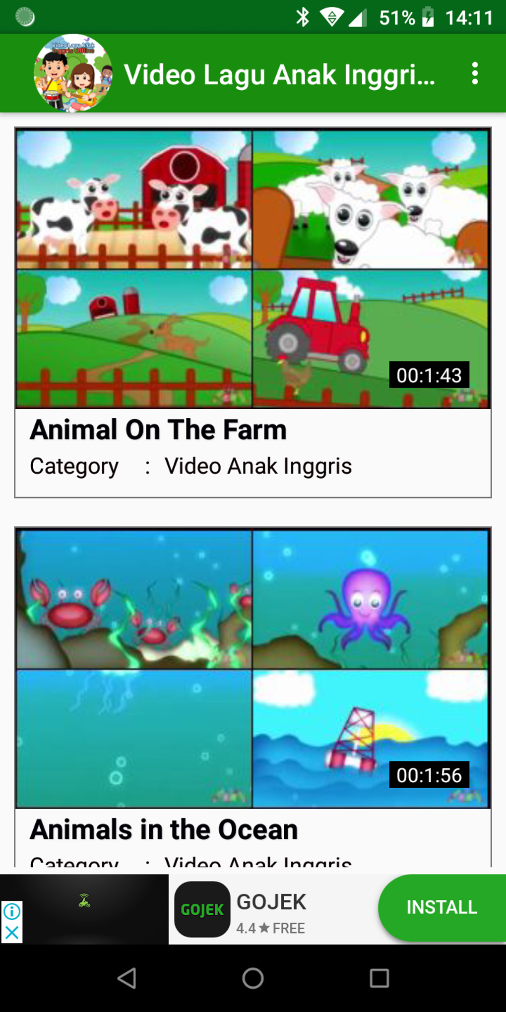 Offine Kids Song Video for Android - Download