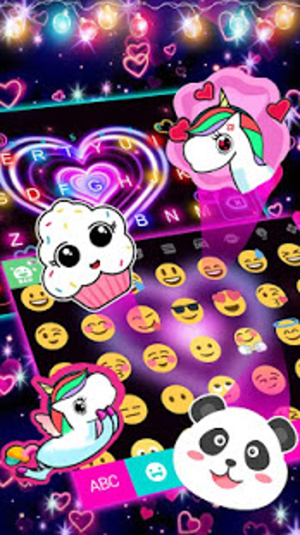 Neon Lights Heart Keyboard Theme APK For Android Download Neon Lights Heart Keyboard Theme APK For Android Download