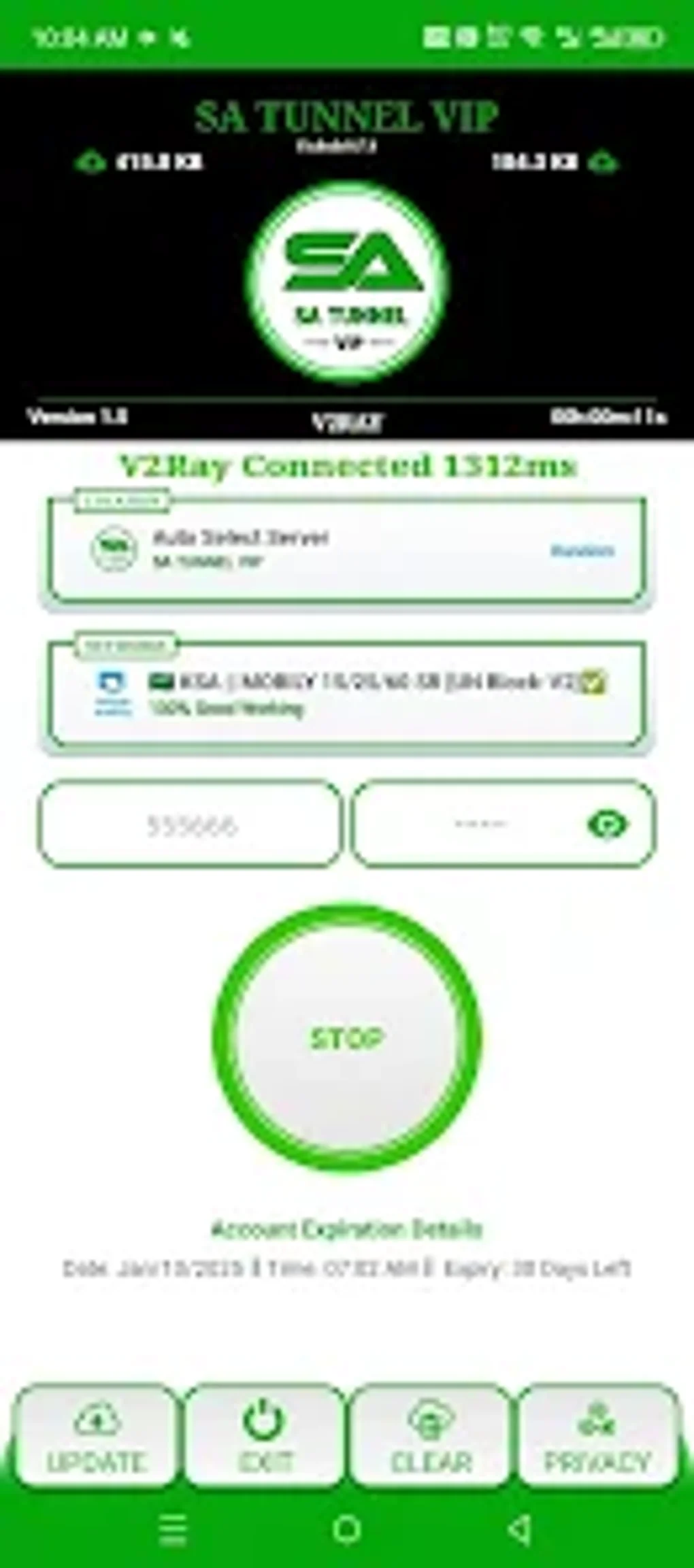 SA TUNNEL VIP สำหรับ Android - ดาวน์โหลด
