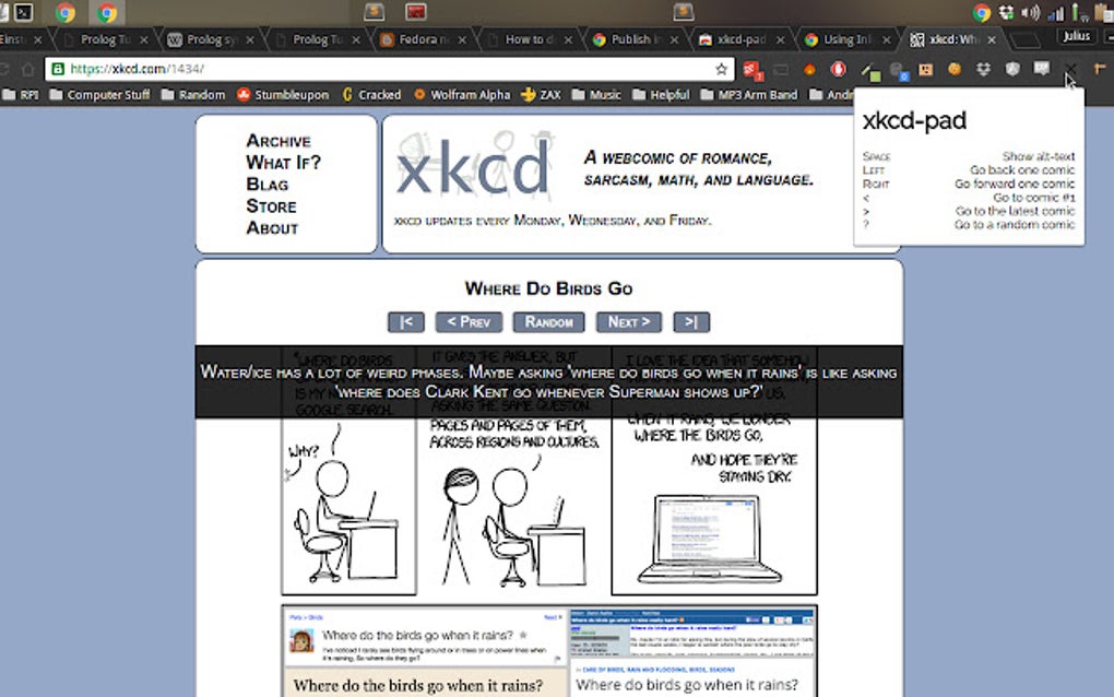 xkcd-pad Google Chrome 용 - 확장 프로그램 다운로드