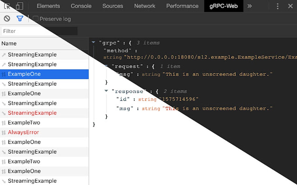 gRPC-Web Developer Tools para Google Chrome - Extensión Descargar