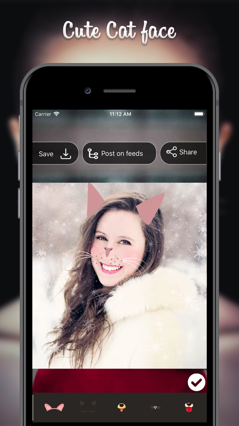 Cat Face Photo Editor para iPhone - Descargar