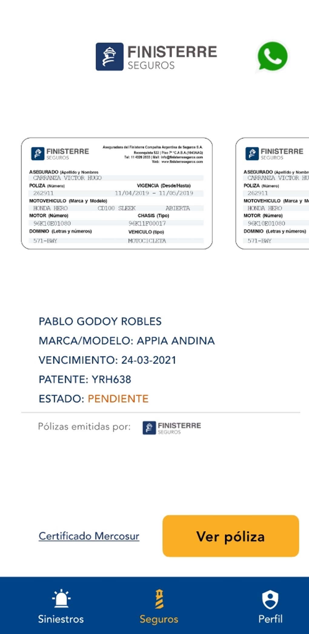 Finisterre Seguros para Android - Descargar