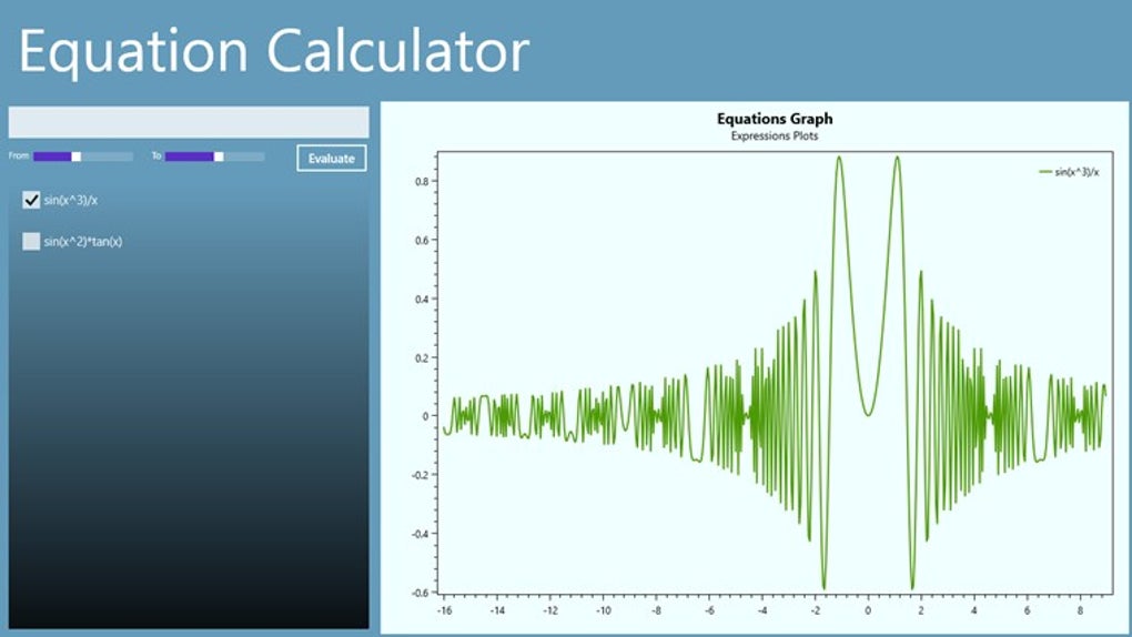 Equation Calculator para Windows 10 (Windows) - Descargar