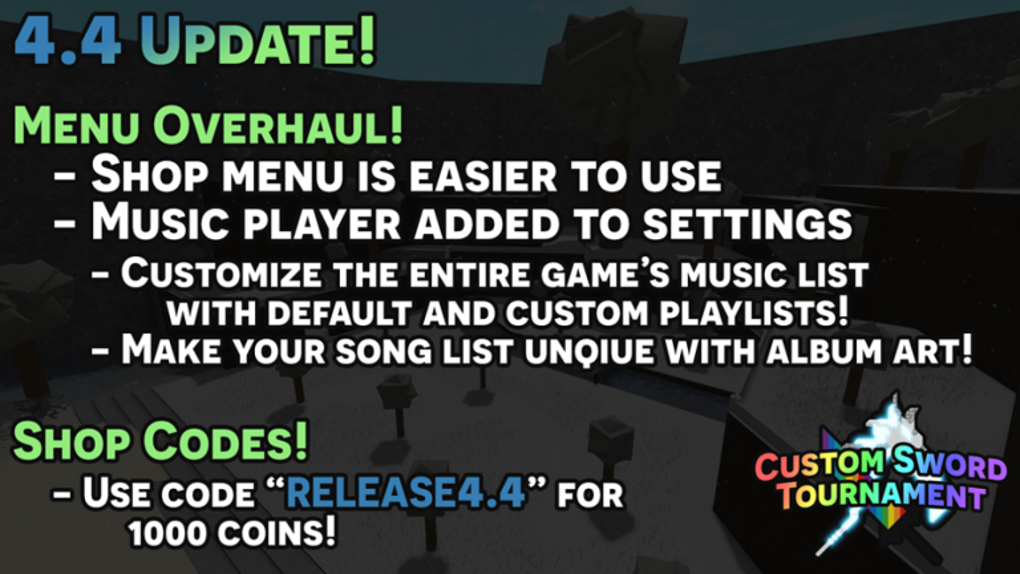 Daily Rewards Custom Sword Tournament ROBLOX için - Oyun İndir