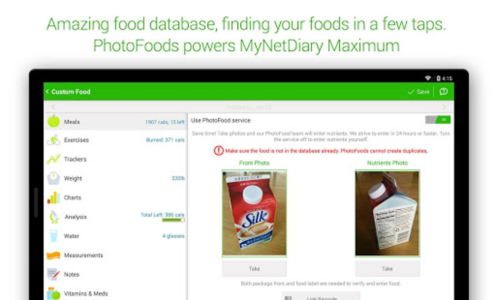 Calorie Counter - MyNetDiary APK for Android - Download
