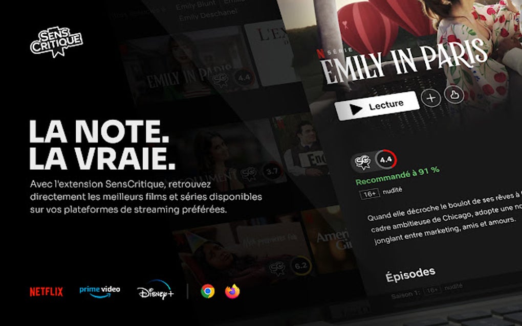 SensCritique for Google Chrome - Extension Download