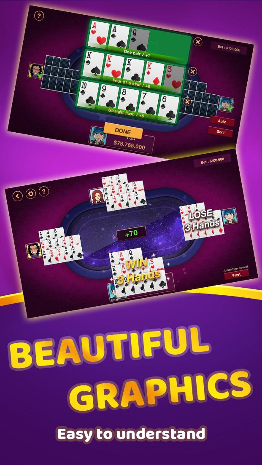 Chinese Poker Offline APK Android - ダウンロード