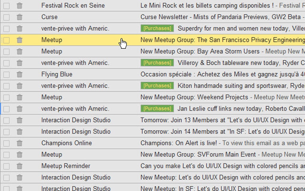 Email Row Highlighter for Gmail and Inbox for Google Chrome - Extension Download