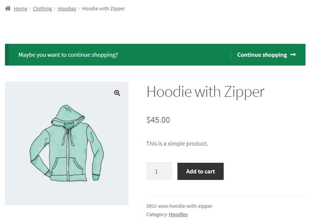 Continue Shopping Anywhere for WooCommerce for WordPress - Download