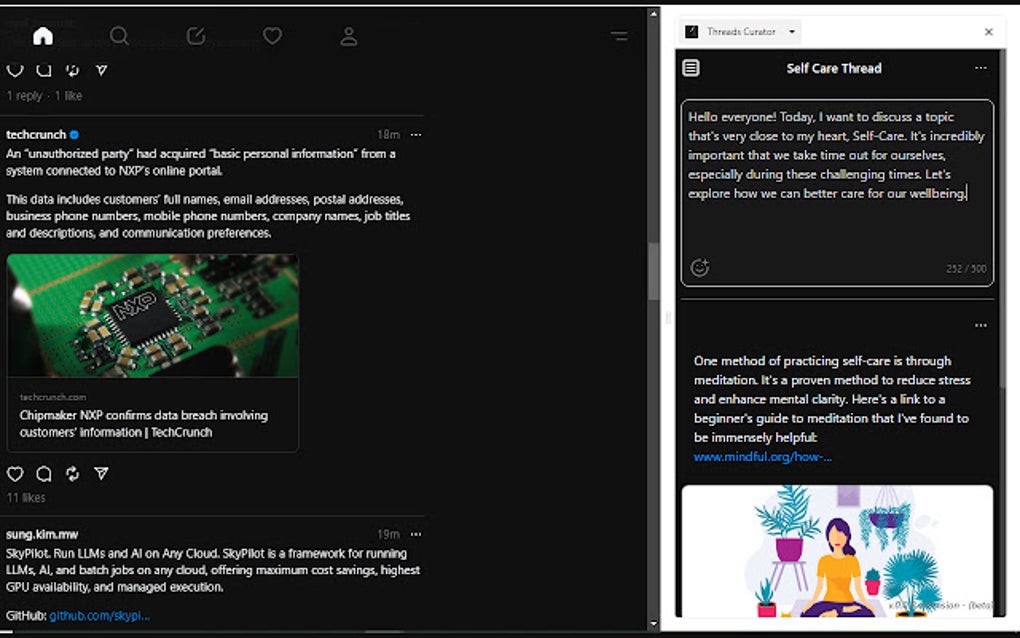 Threads Post per Google Chrome - Estensione Download