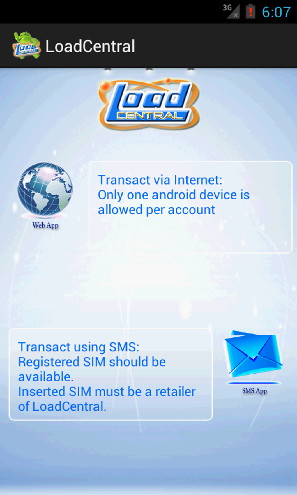 LoadCentral Retailer's App APK para Android - Descargar