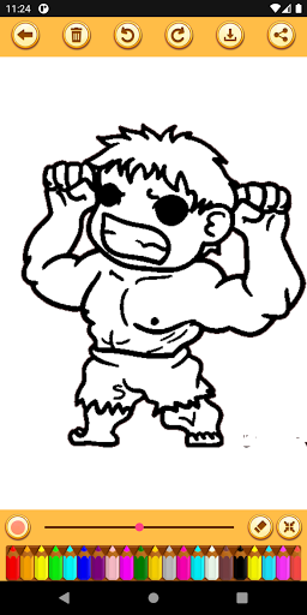 Cute Superhero Coloring Pages for Android - Download